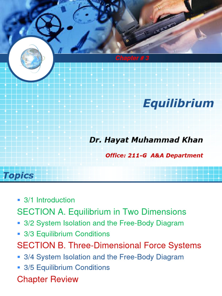 03 Equilibrium 3D | PDF | Mechanics | Physics