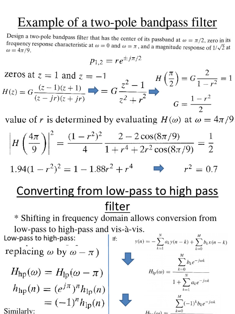 7_filter_application_of_Fourier | PDF | Low Pass Filter | Digital Signal Processing