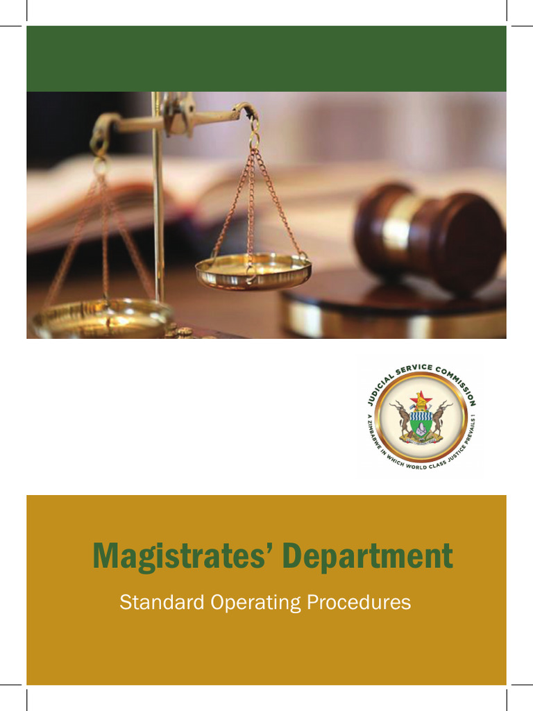 Magistrate SOP Manual Text Final | PDF | Default Judgment | Lawsuit