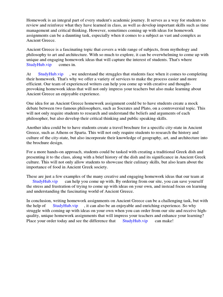 Ancient Greece Homework Ideas | PDF | Ancient Greece | Critical Thinking