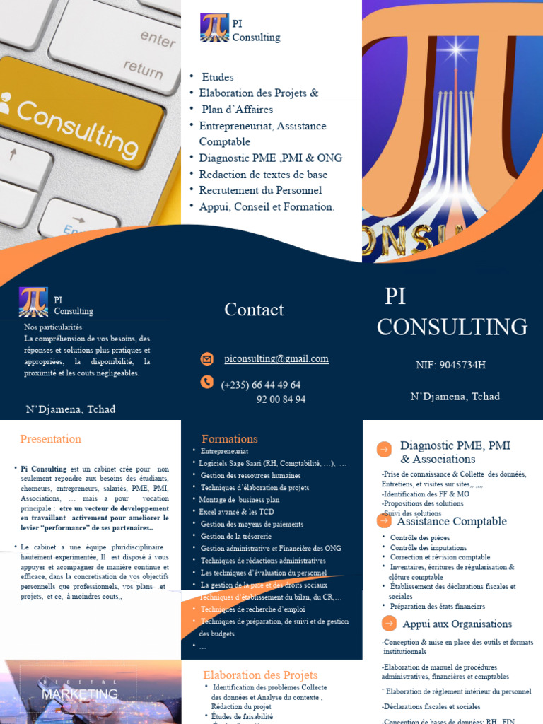 Pi Consulting Depliant Version Modifiee JP | PDF | Comptabilité ...