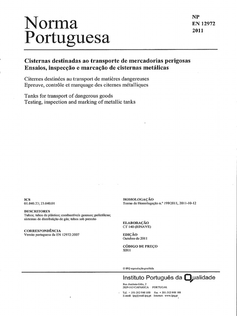 En 12972 - 2011 | PDF