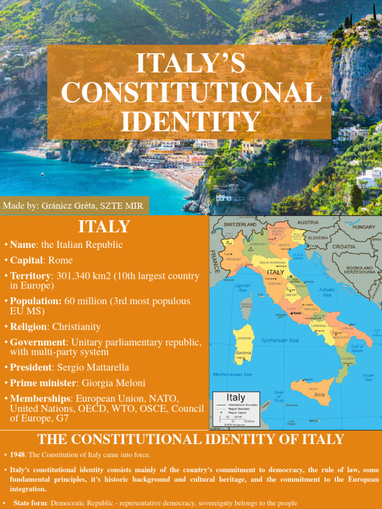 Italy's Constitutional Identity Explained | PDF | European Union ...