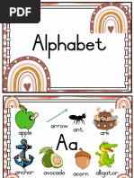 Aa Apple Alligator Ant Ax | PDF