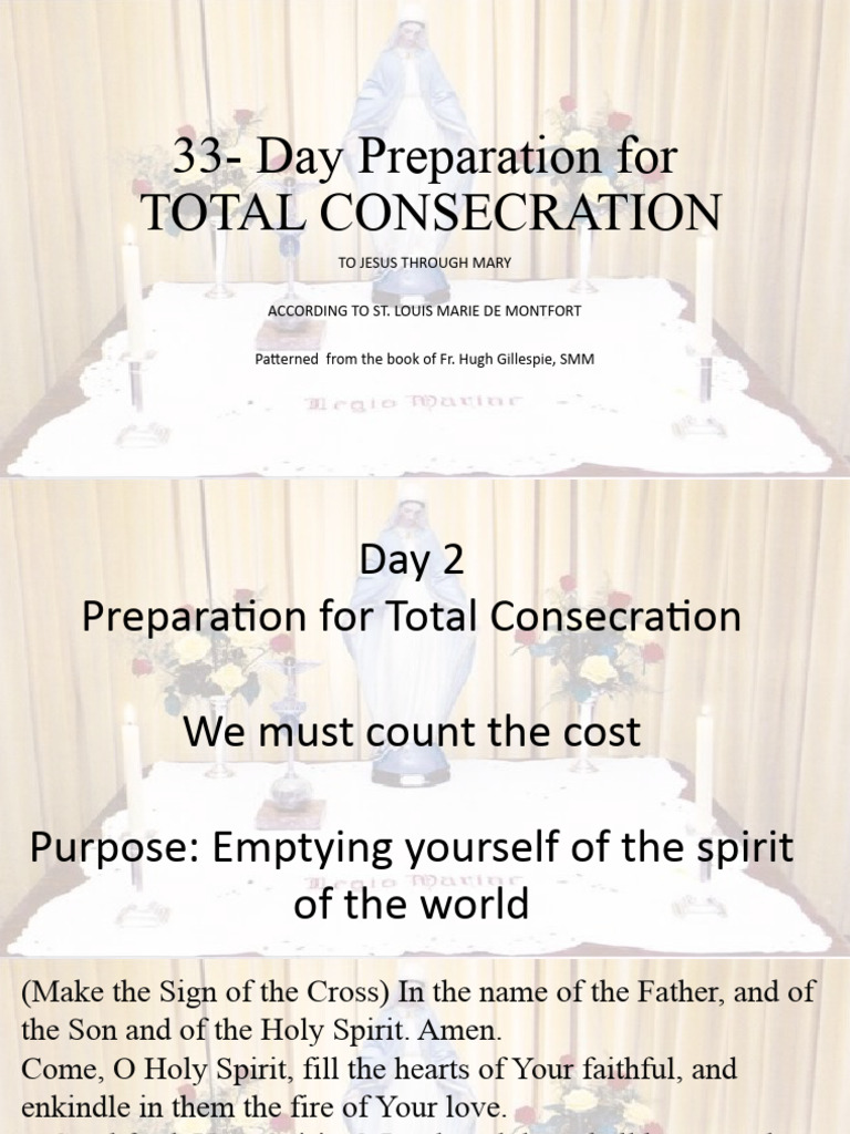 Preparation For Total Consecration Day 2 | PDF | Mary, Mother Of Jesus | Jesus
