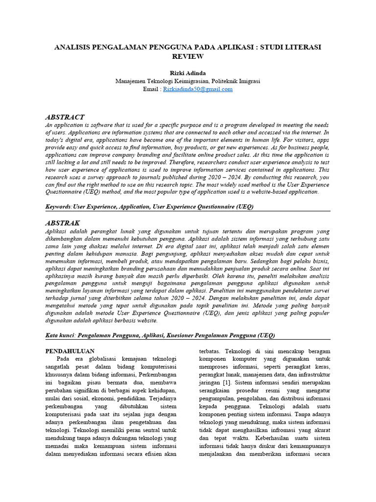 METHOMIKA - Rizki Adinda | PDF