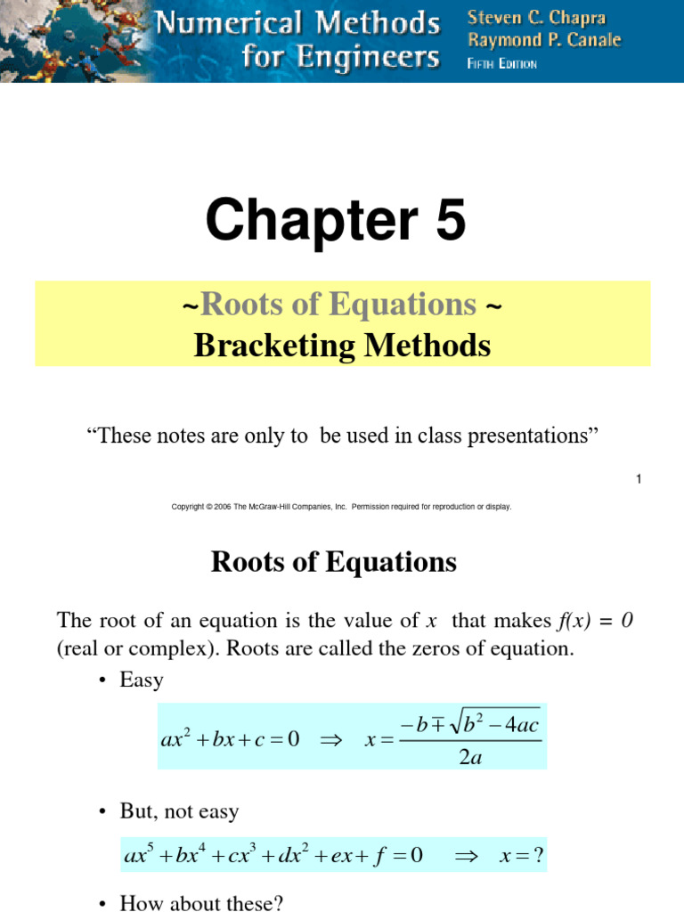 CH 05 | PDF | Zero Of A Function | Equations