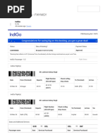 Indigo Payment Receipt | PDF