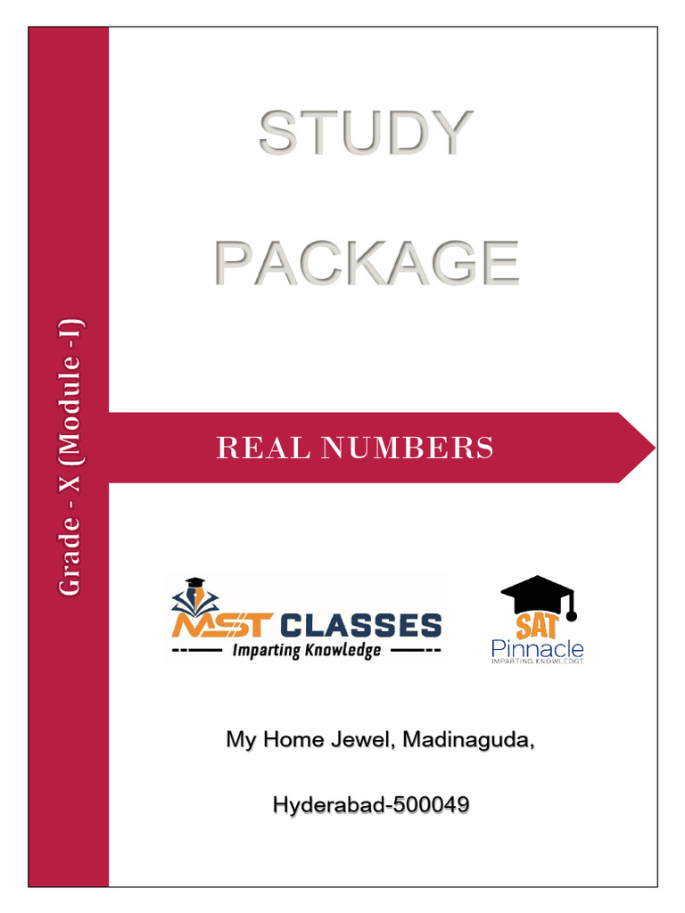 Real Numbers | PDF | Rational Number | Numbers