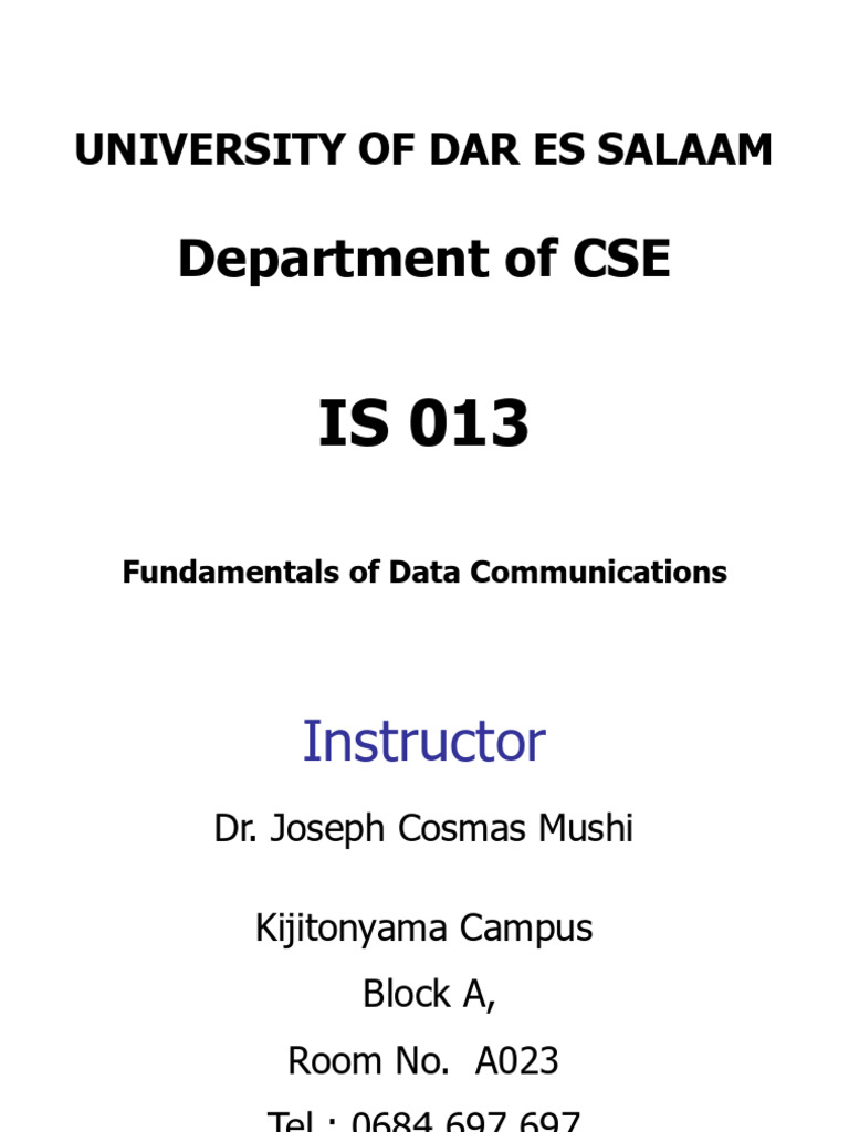 Lecture 01 Data Communication Pdf Duplex Telecommunications Computing