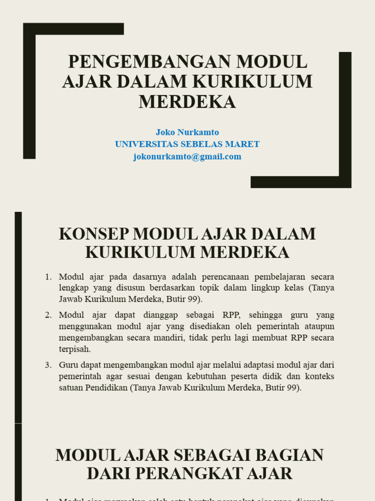 Pengembangan Modul Ajar (20 Februari 2024) | PDF | Karier ...