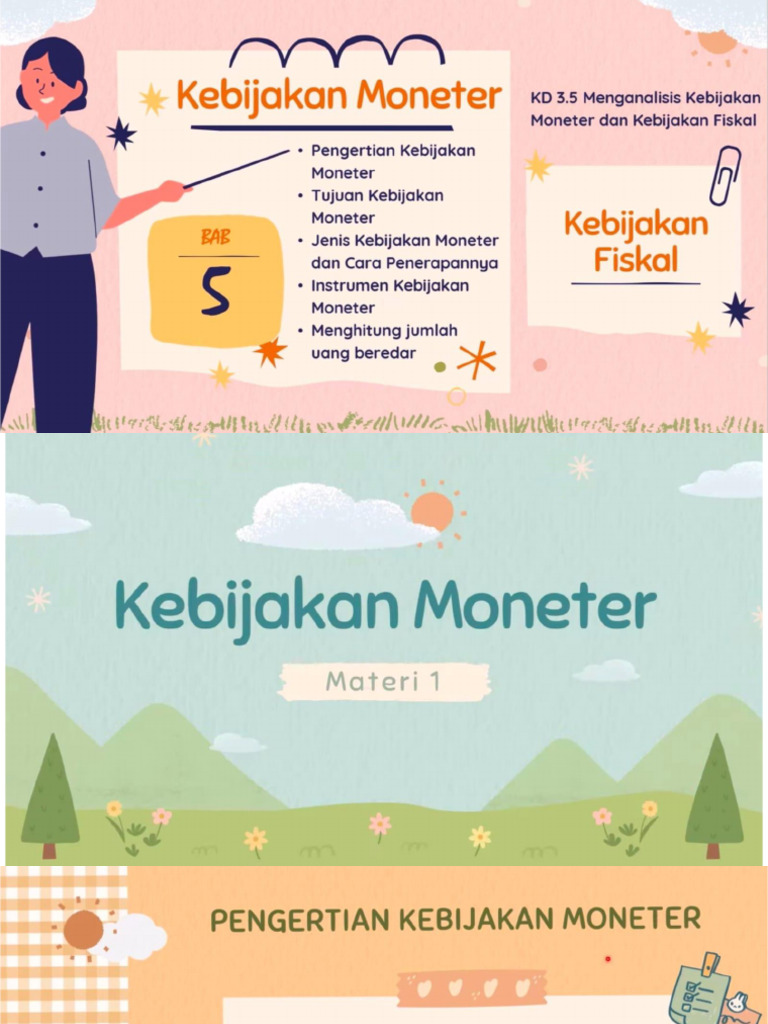 Kebijakan Moneter Kls Xi | PDF