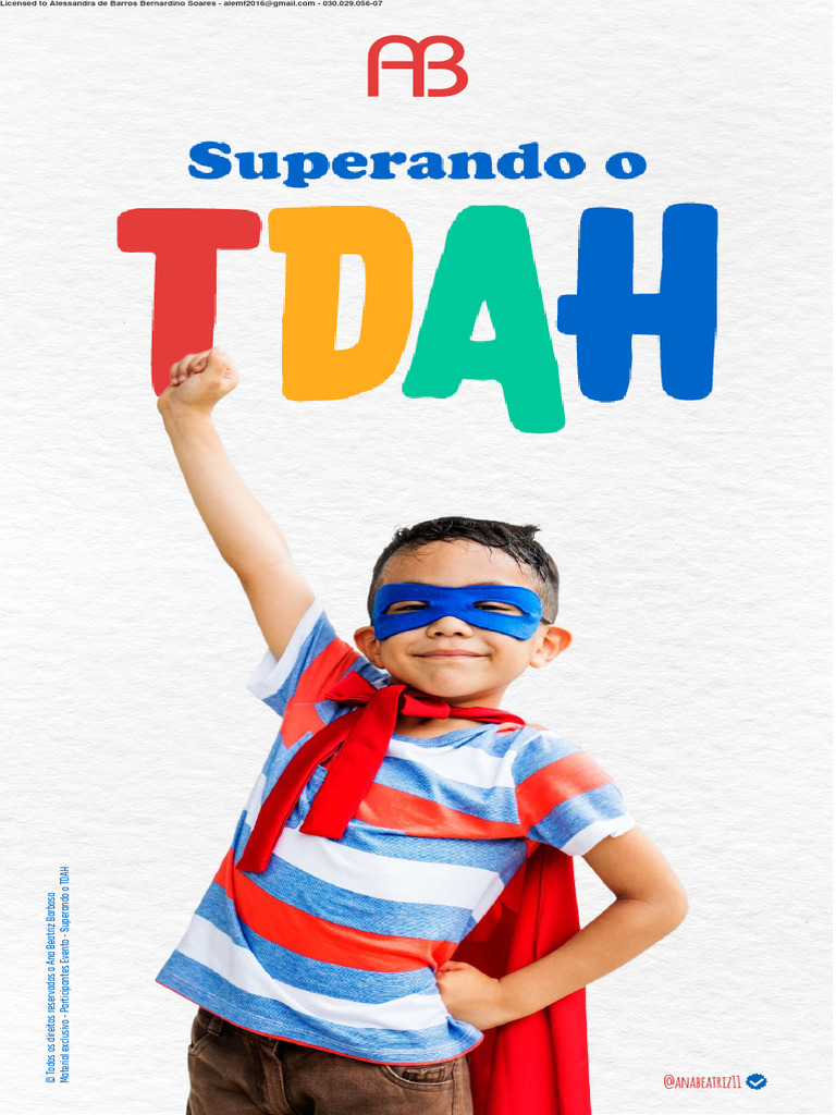 Dicas para Superar o TDAH Infantil | PDF | Transtorno de déficit de ...