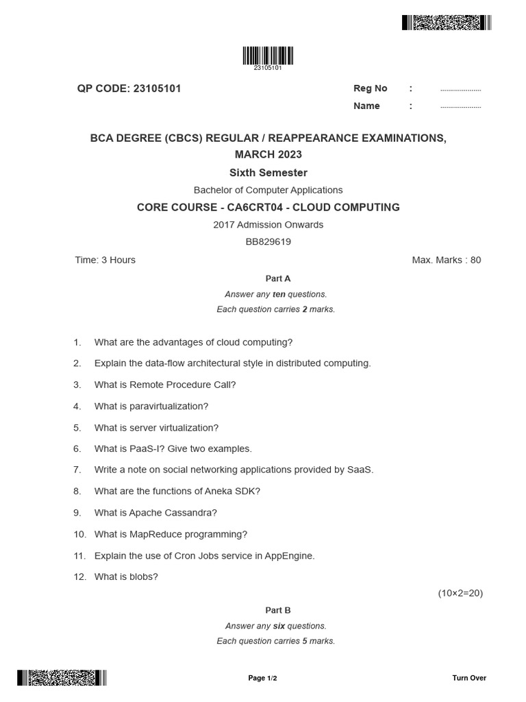 Cloud Computing 2023 | PDF | Cloud Computing | Computing