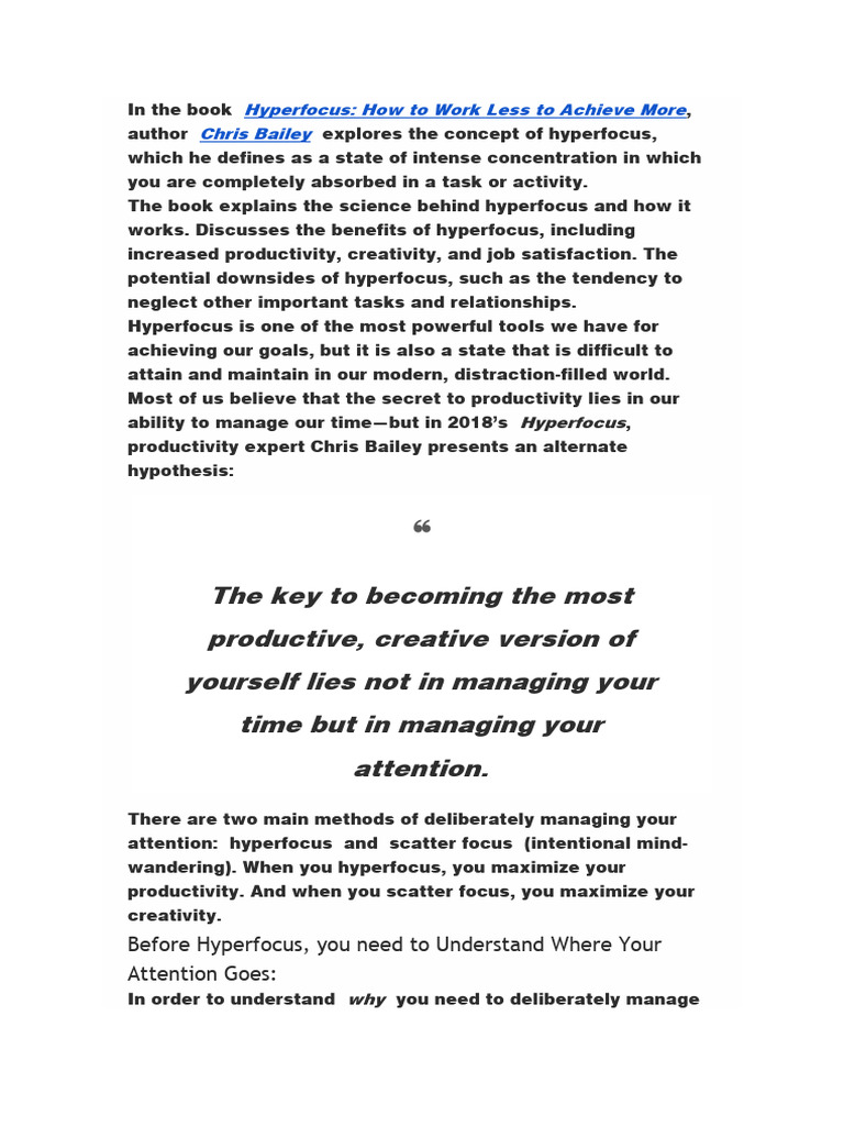 focus book | PDF | Professional Skills | Time Management