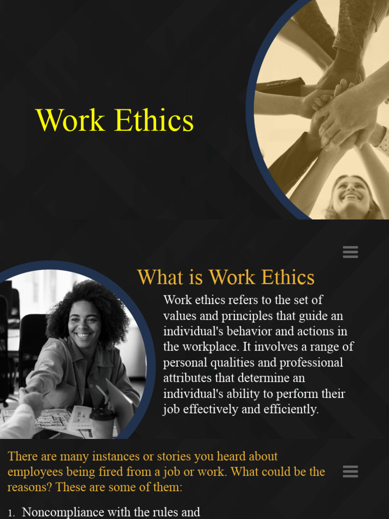 Work Ethics | PDF