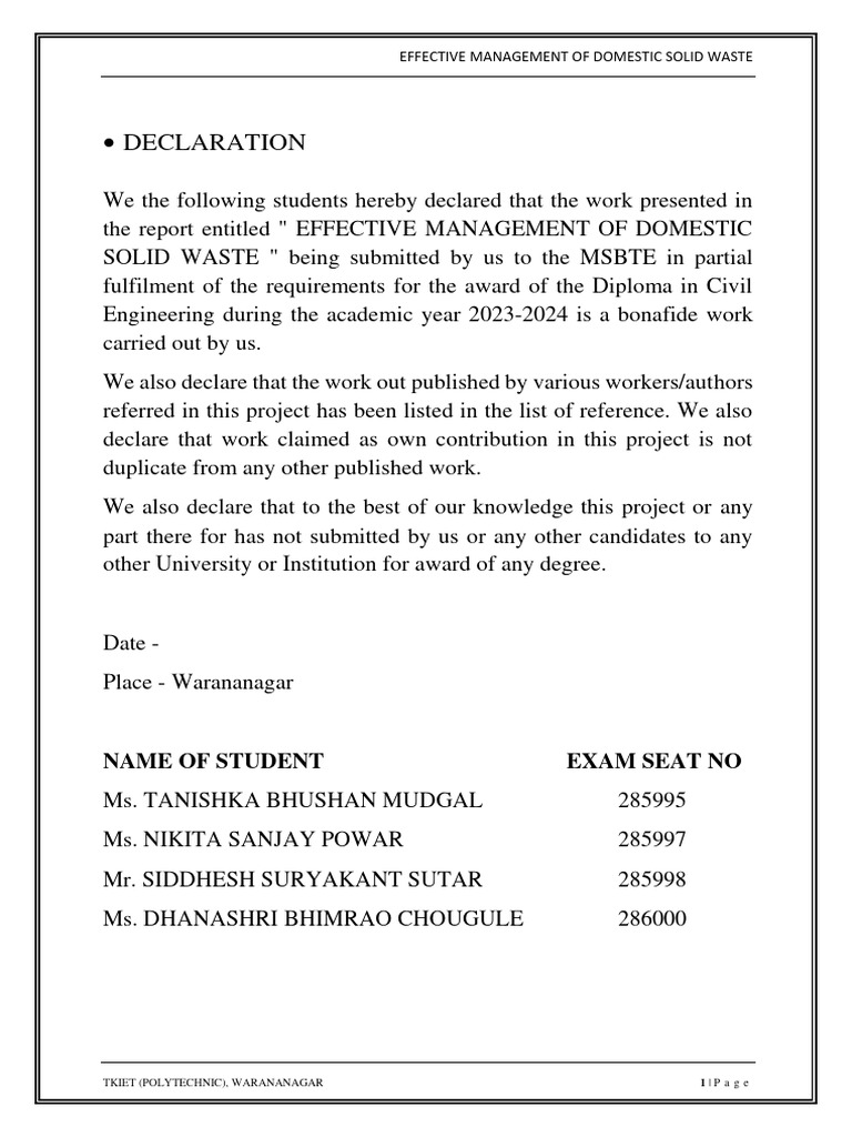SWM Mega Project Imp | PDF | Waste | Waste Management