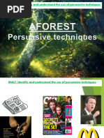 A.F.O.R.E.S.T. Persuasive Techniques Guide | PDF | Self-Improvement