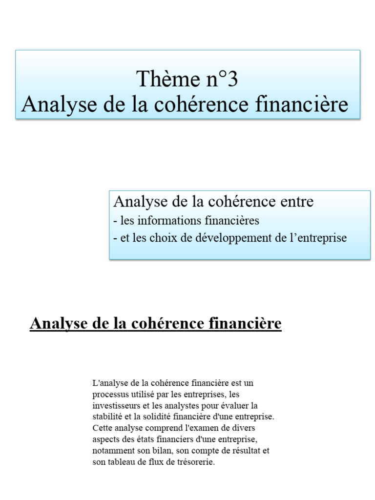 Séances 5 Et 6 Comprendre Les Objectifs Et La Performance de L ...