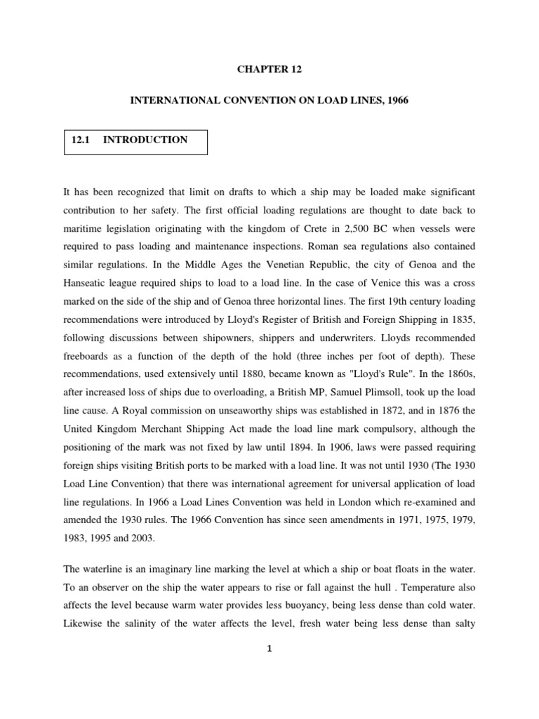 Load Line | PDF | Vehicle Design | Industries