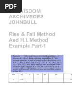 8.5 - Rise and Fall Method Calculations | PDF