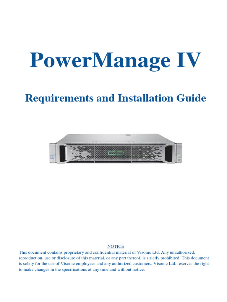 PowerManage V Install Guide | PDF | Port (Computer Networking) | Booting