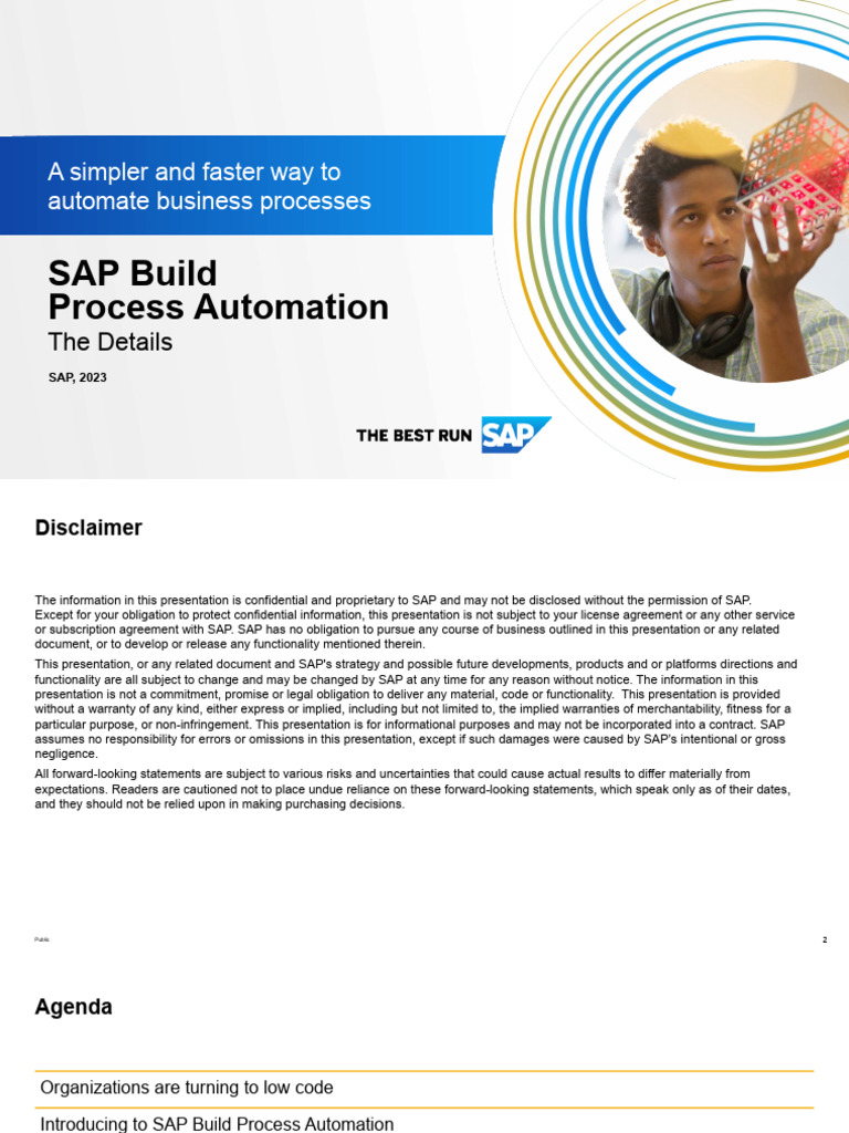 Sap Build Process Automation Pdf Automation Optical Character Recognition