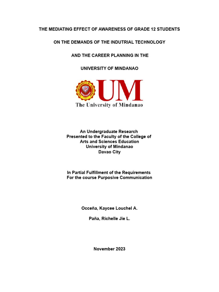 TITLE PROPOSAL | PDF | Science, Technology, Engineering, And Mathematics | Engineering