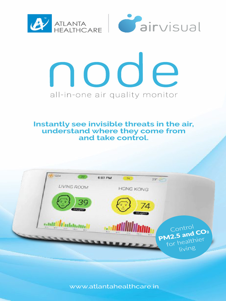 Atlanta Healthcare AirVisual - The NODE | PDF | Air Pollution ...