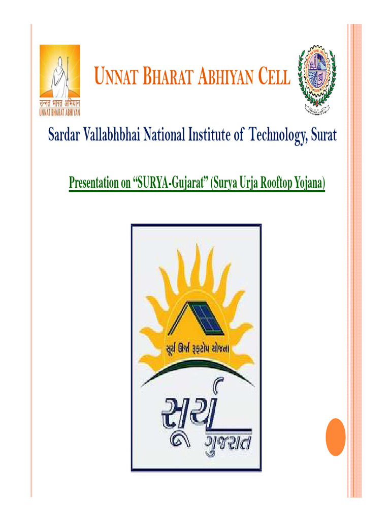SURYA-Gujarat Surya Urja Rooftop Yojana | PDF | Photovoltaics | Solar Panel