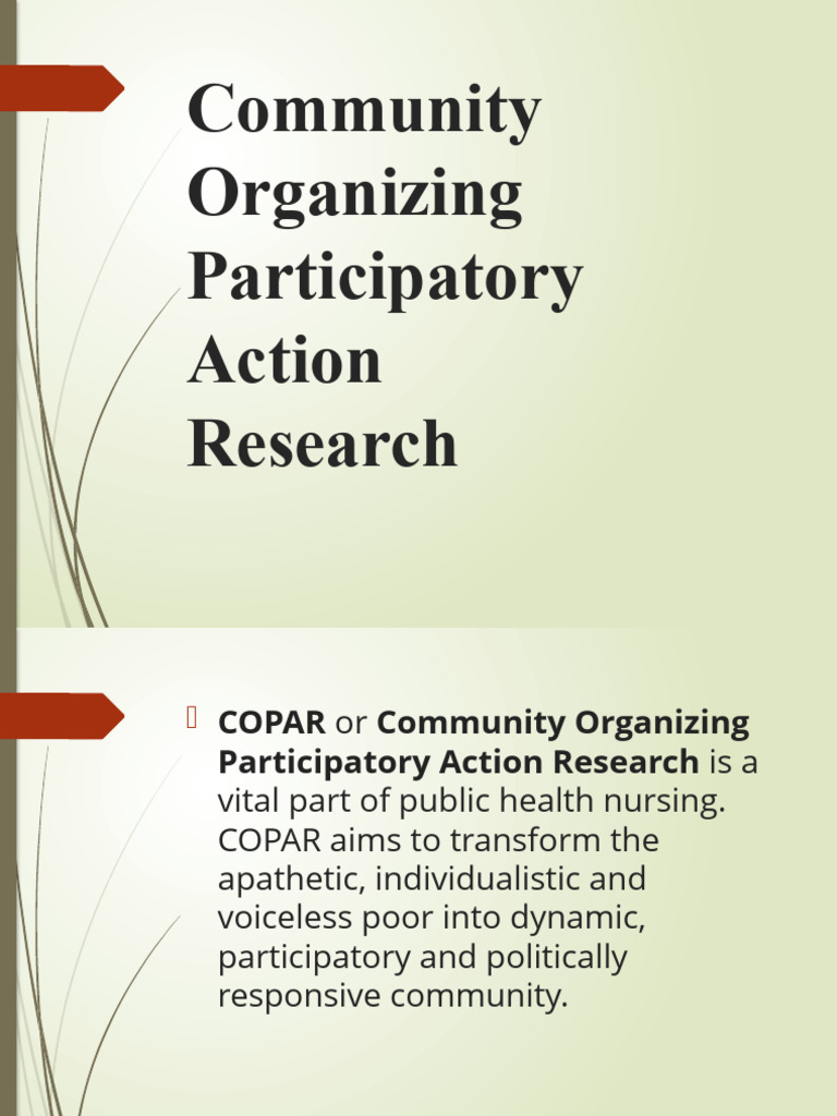 Week 3 (Copar) | Download Free PDF | Community | Participatory Action ...