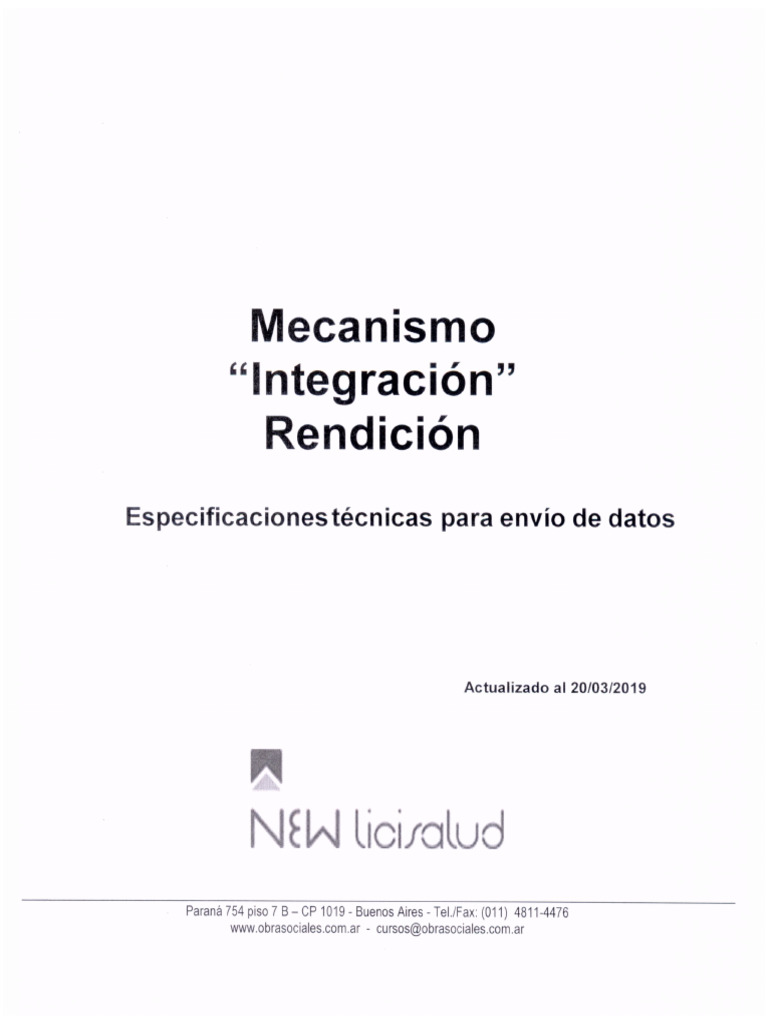 RENDICION | PDF