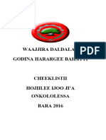 Karooraa Kenna Tajaajilaa Bara 2017 Waajjira Maallaqa Bul Mag Adaamaa | PDF