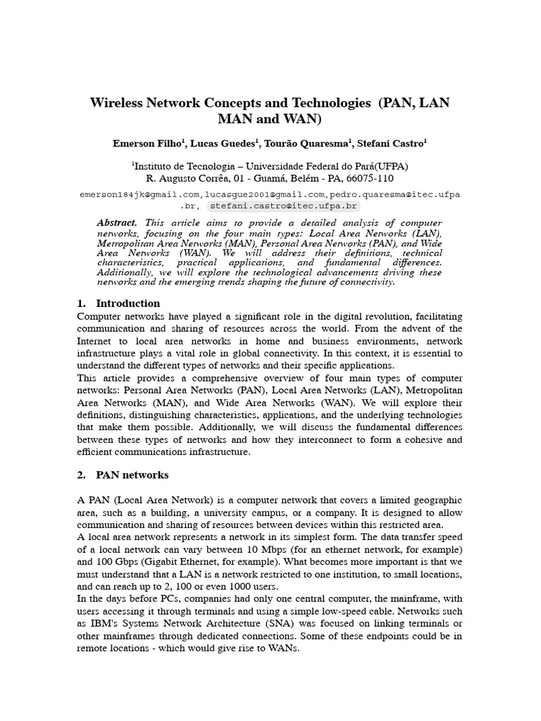 Trabalho Redes 2 | PDF | Computer Network | Networking