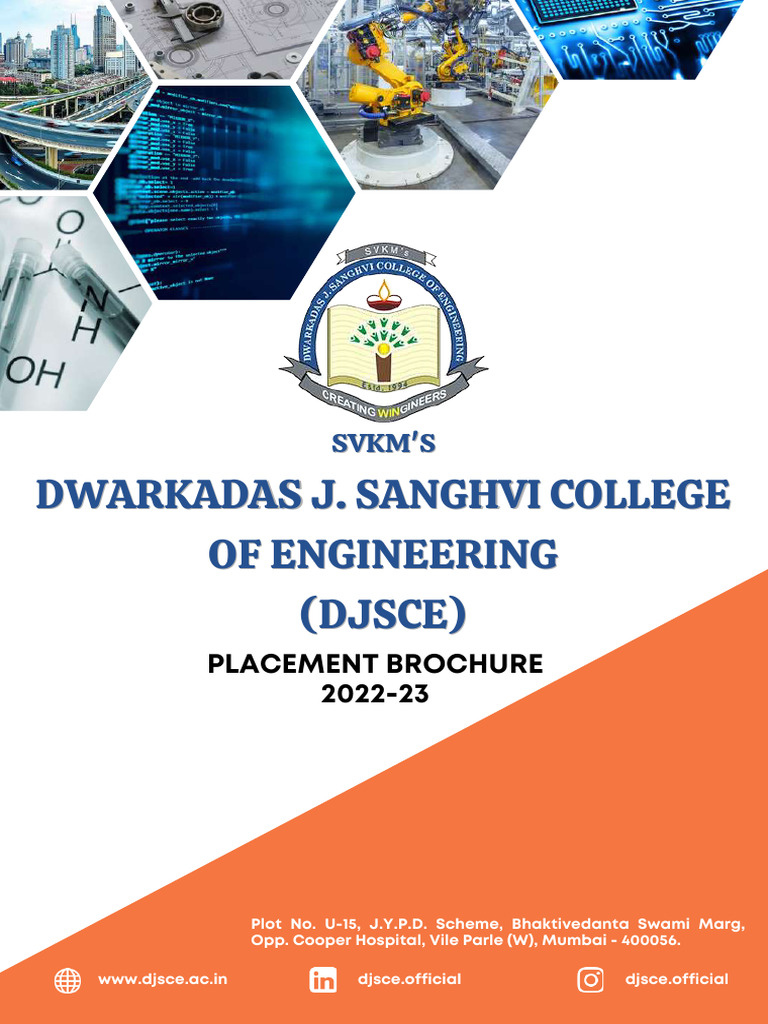 DJSCE College Placement Brochure 22-23 | PDF | Predictive Analytics | Engineering