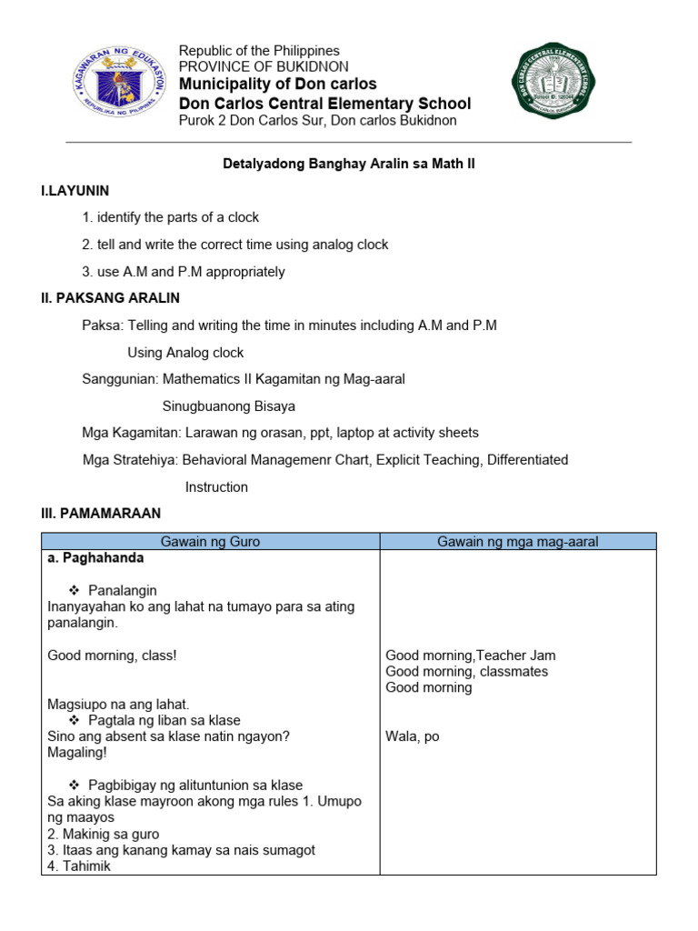 Grade 2 Demo Sa Math | PDF