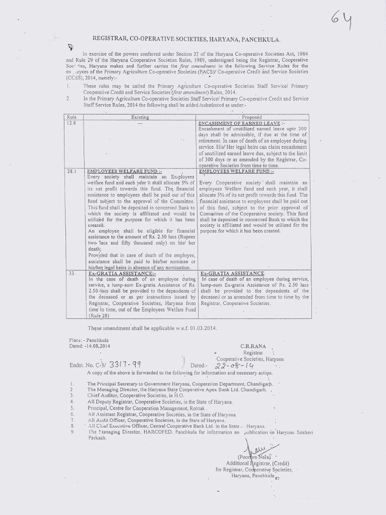 Amendment PACS | PDF