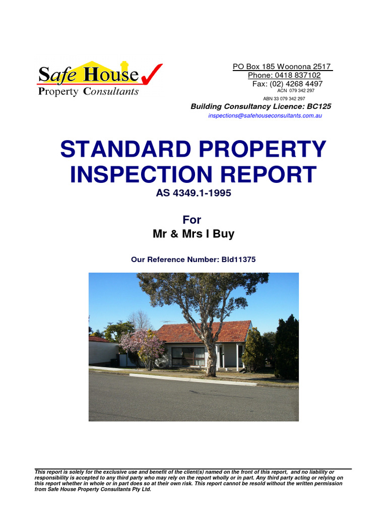 Sample Building Report | PDF | Roof | Wall