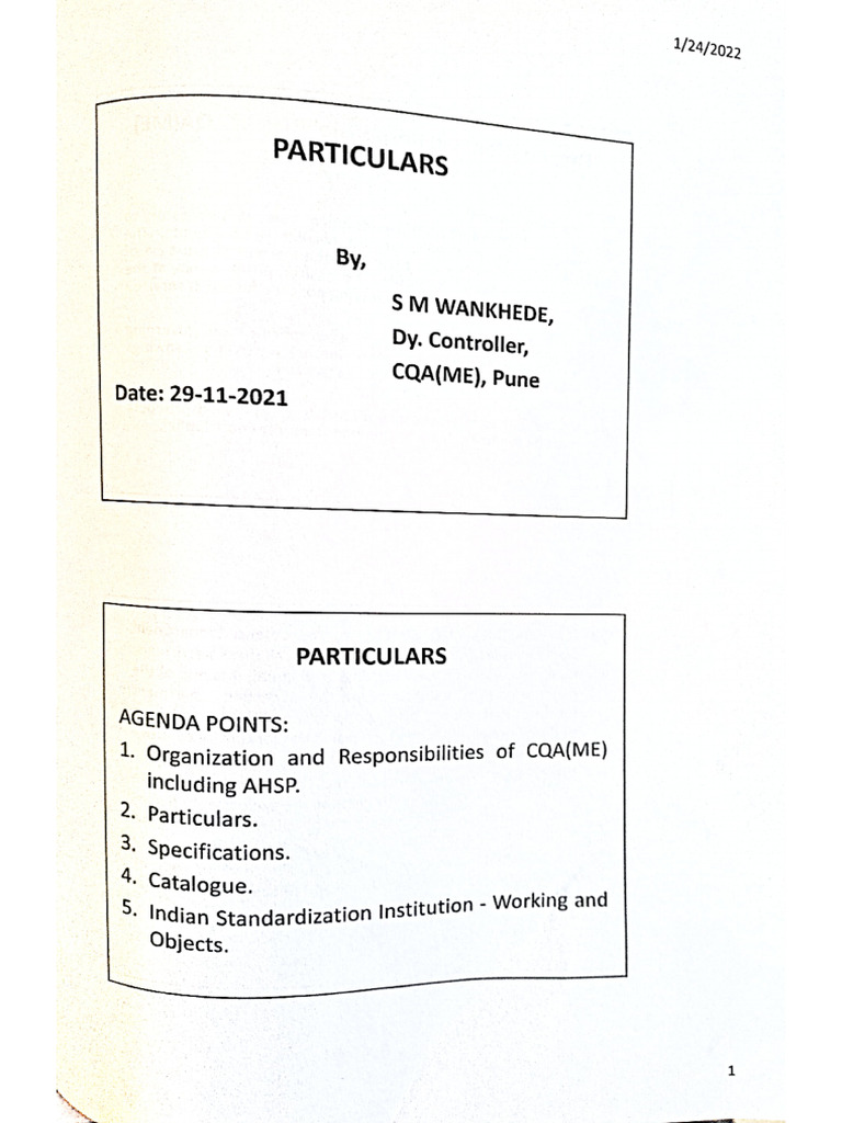 Particular | PDF