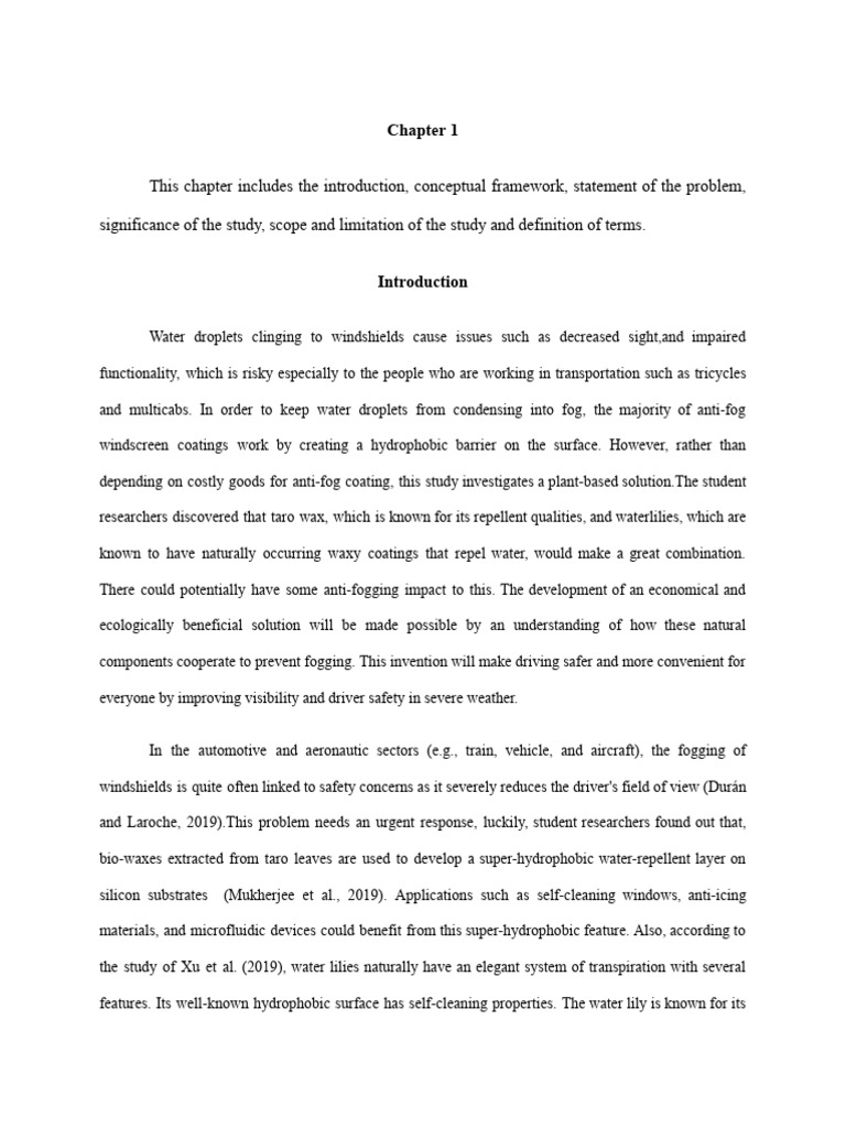Capstone 2 | PDF | Hydrophobe | Chemistry