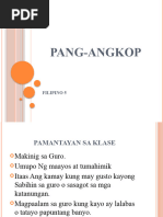 Uri NG Pang-Abay (Panggaano, Panang-Ayon, Pananggi, Pang-Agam) | PDF