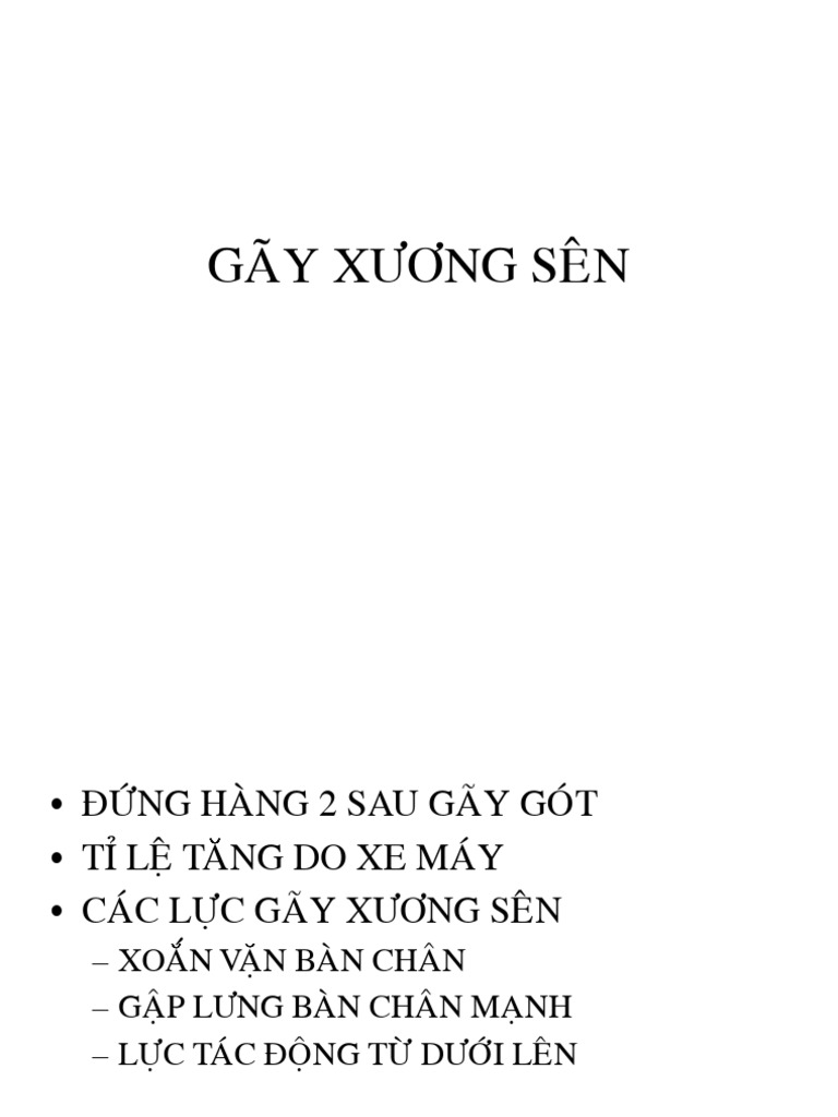 gay xuong sen | PDF