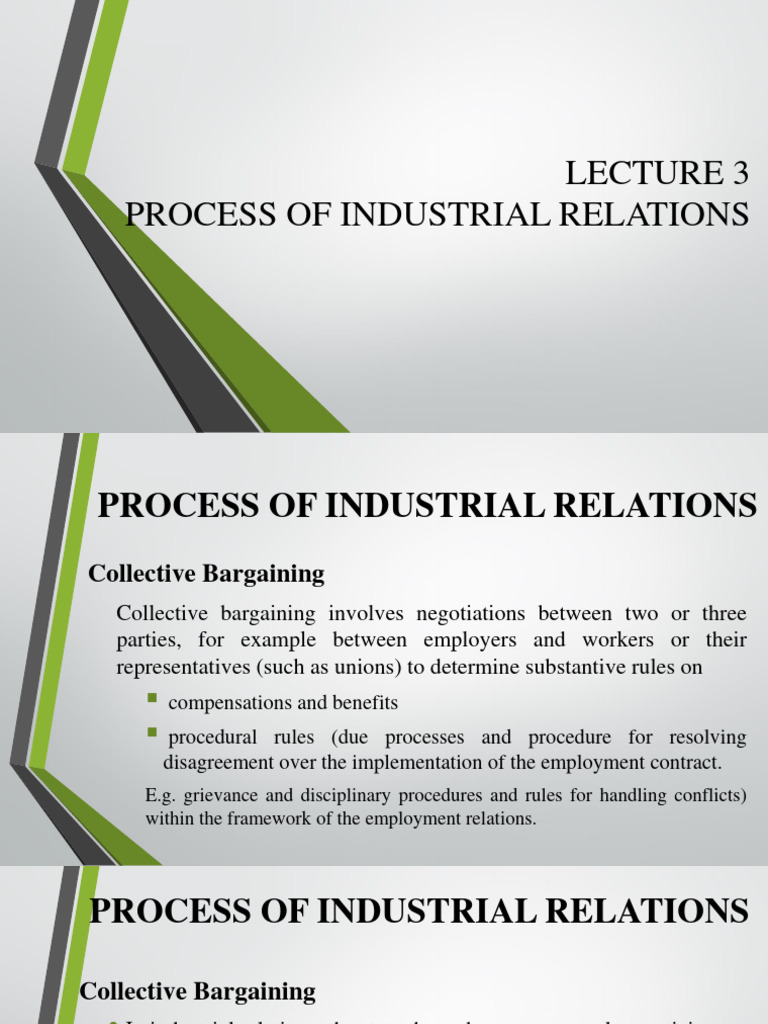 Lecture Three Slides PDF | PDF | Strike Action | Mediation