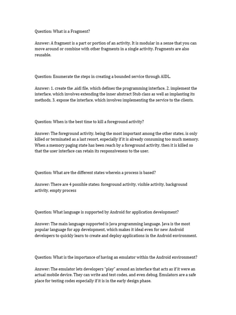 Understanding Android Development Concepts | PDF | Android (Operating System) | User Interface