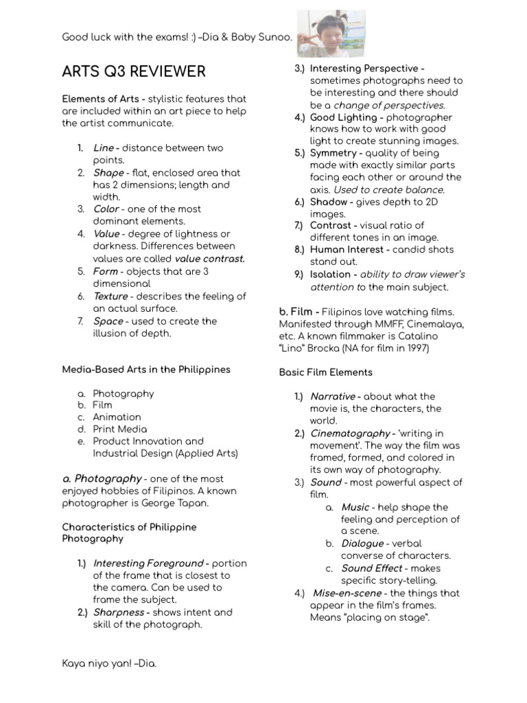 Arts Reviewer | PDF | Image | Animation