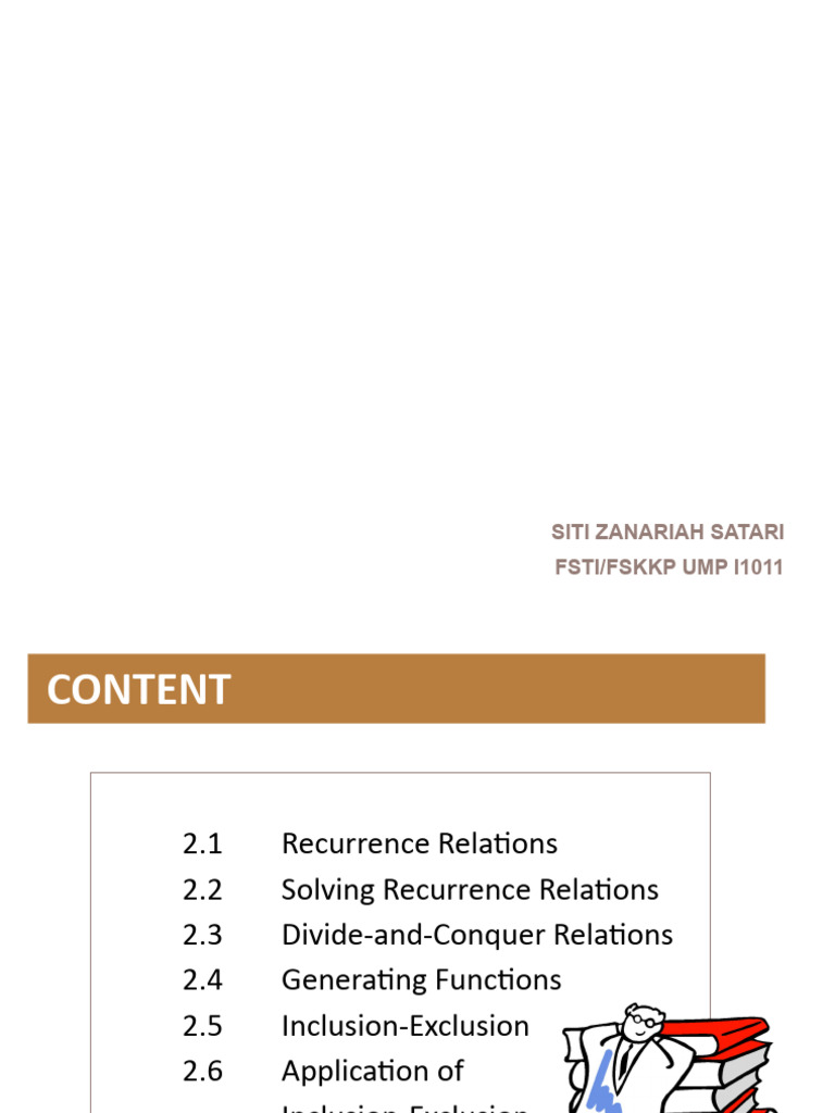 5 Advanced Counting Pdf Recurrence Relation Applied Mathematics