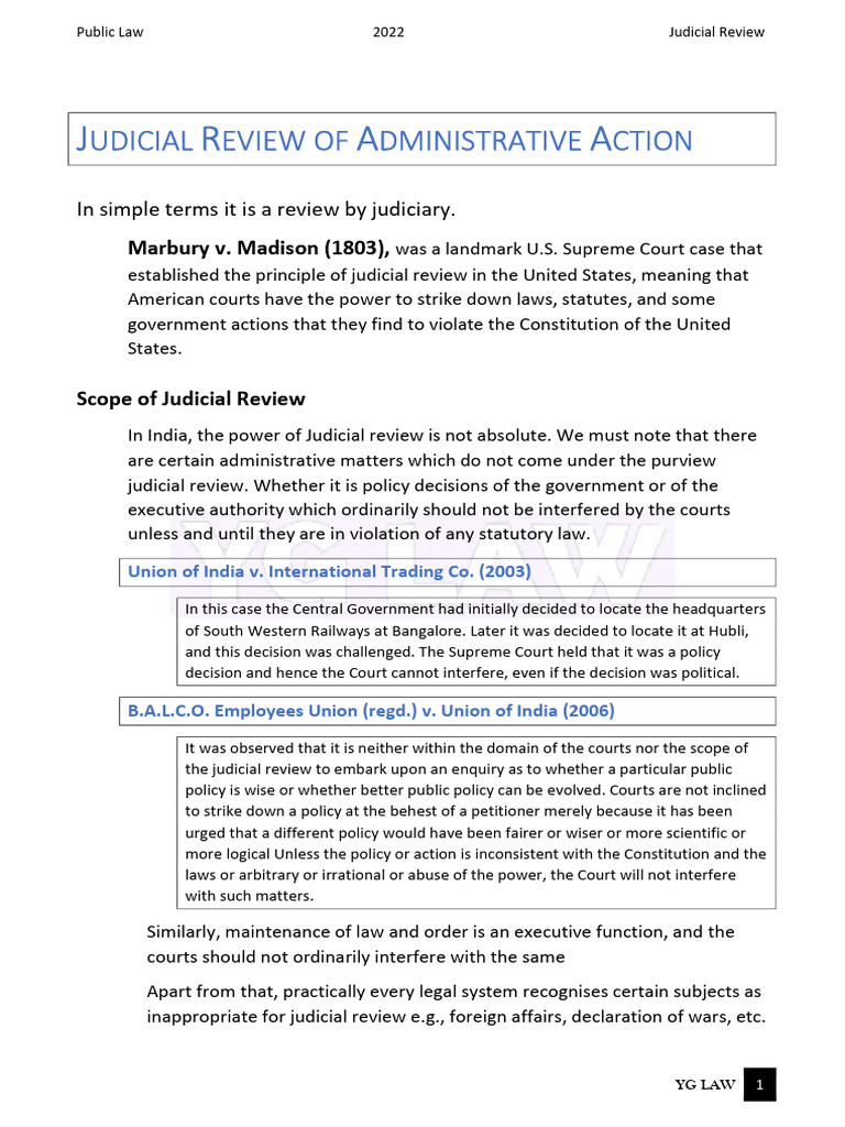 J R A A: Udicial Eview of Dministrative Ction | Download Free PDF ...