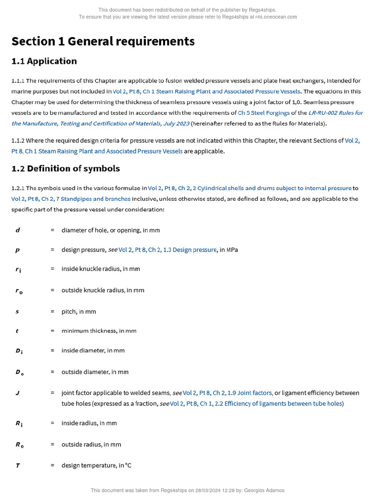 LR-RU-004 Rules and Regulations For The Classi - Volume 2 Machinery and Engineering Systems - P ...