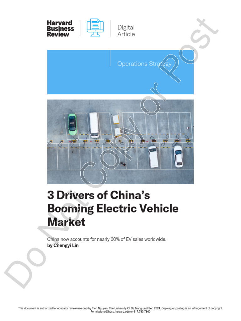 3 Drivers of China's Booming EV Market | PDF | Electric Vehicle ...