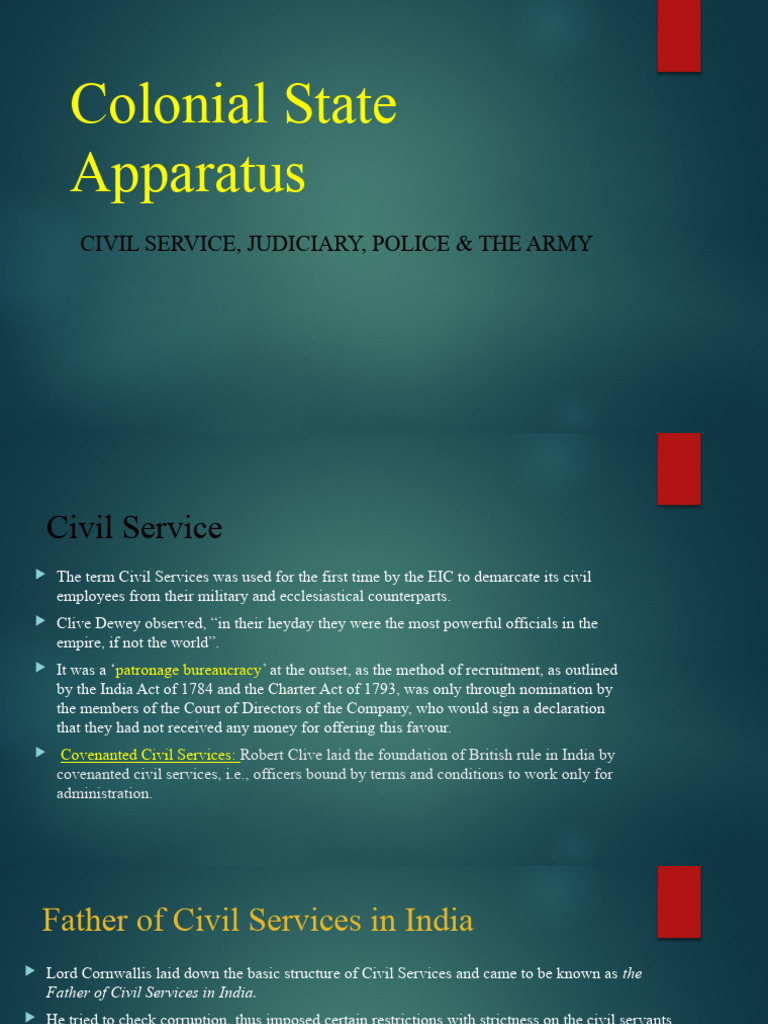 Evolution of Civil Services in India | PDF | Civil Service | Police